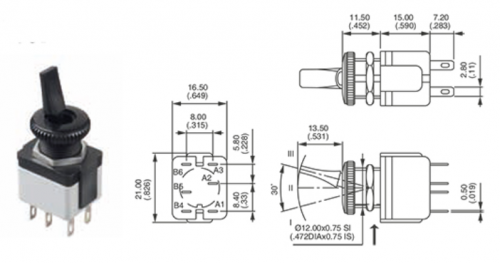 4600-4400 Series Panel Mounted Toggle - Control Devices NZ
