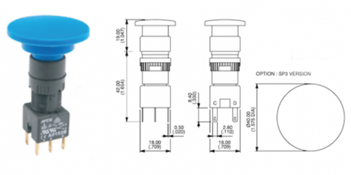 A01 Series Mushroom Head Push Buttons - Control Devices NZ