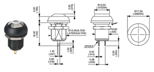 IL Series Momentary Push Button - Control Devices NZ
