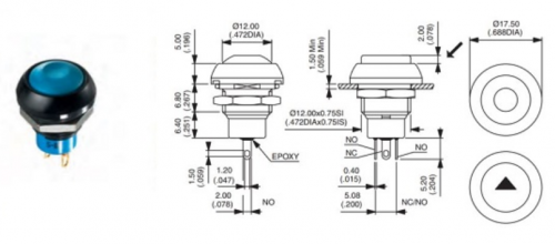 IP Series Latching Push Button - Control Devices NZ