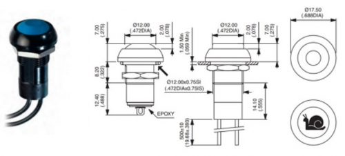 IP Series Momentary Push Button - Control Devices