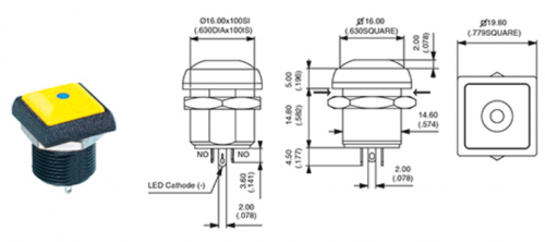 IR Series Momentary Push Button - Control Devices NZ