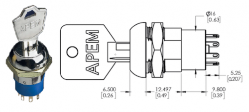 LK Series Keylock Switches - Control Devices NZ