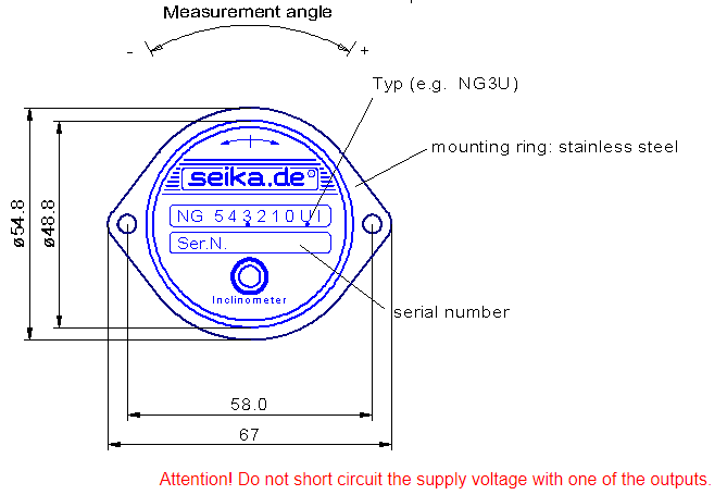 NGU Series Inclinometers - Control Devices