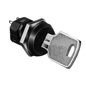 19mm Ø Key Lock Switches - APEM - Control Devices NZ