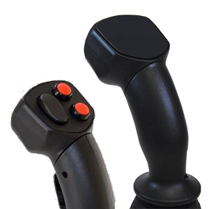Joysticks - Industrial and defence control grips - Control Devices NZ