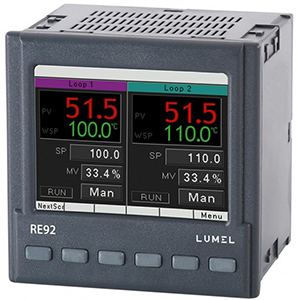 RE92 Dual Loop Controller - LUMEL - Control Devices NZ